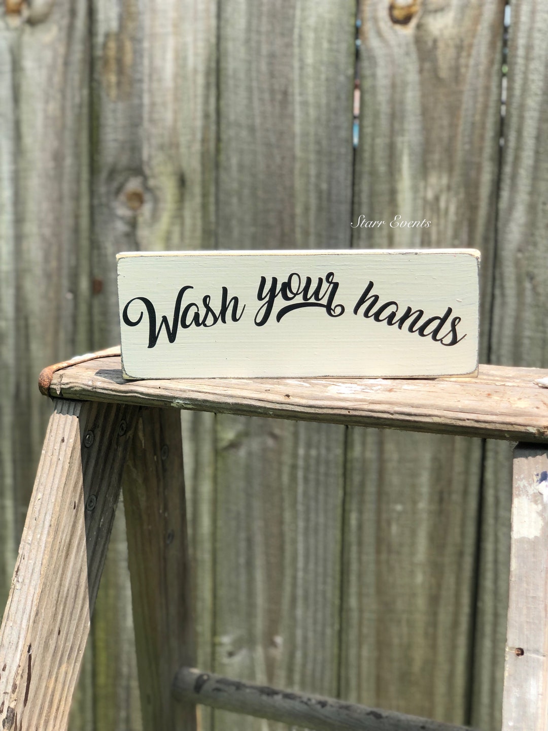 Wash Your Hands Sign Rustic Bathroom Signs. Rustic Bathroom Decor ...
