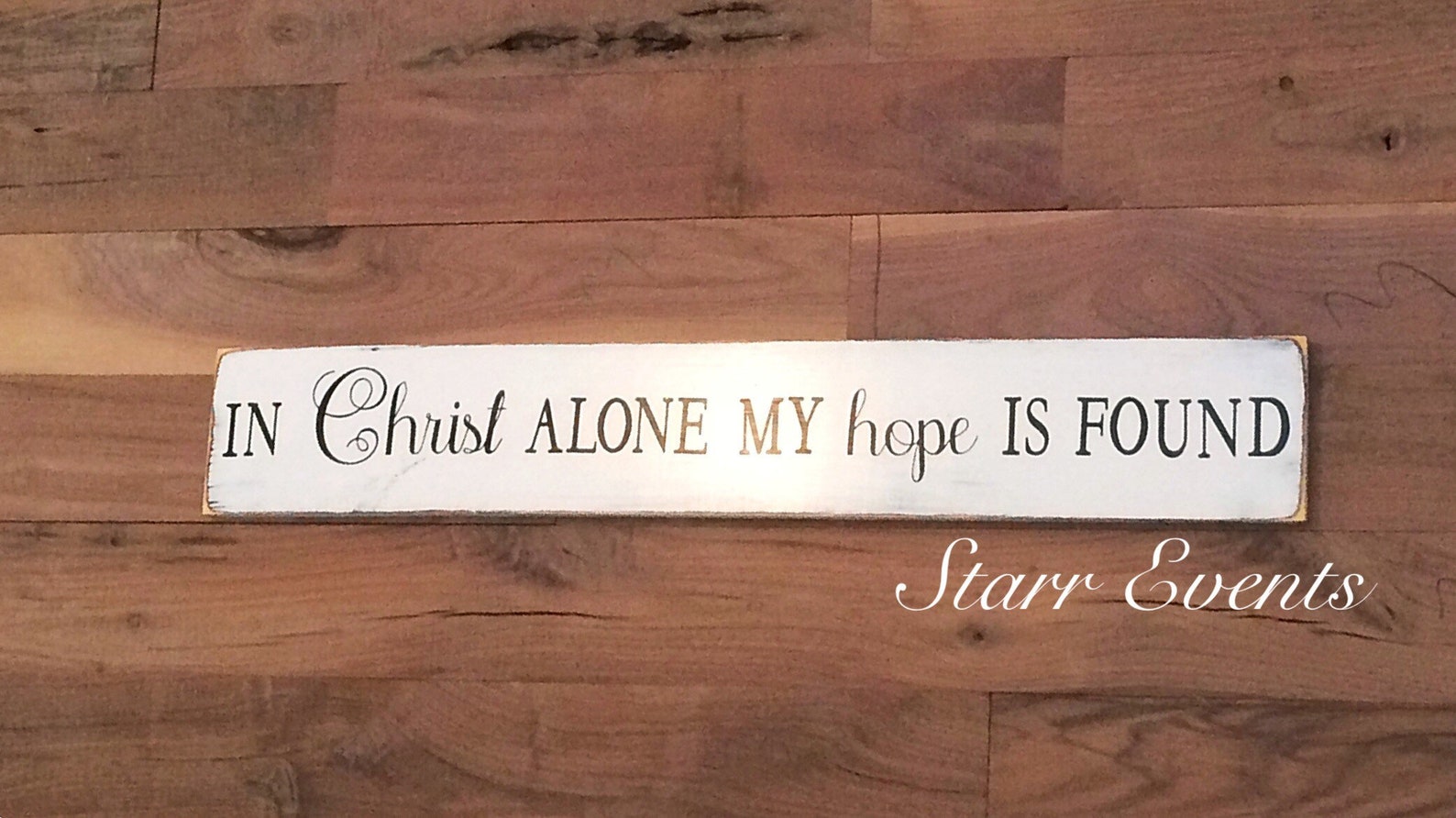 In Christ Alone Sign. Wooden Signs. Rustic Signs. in Christ Alone My ...