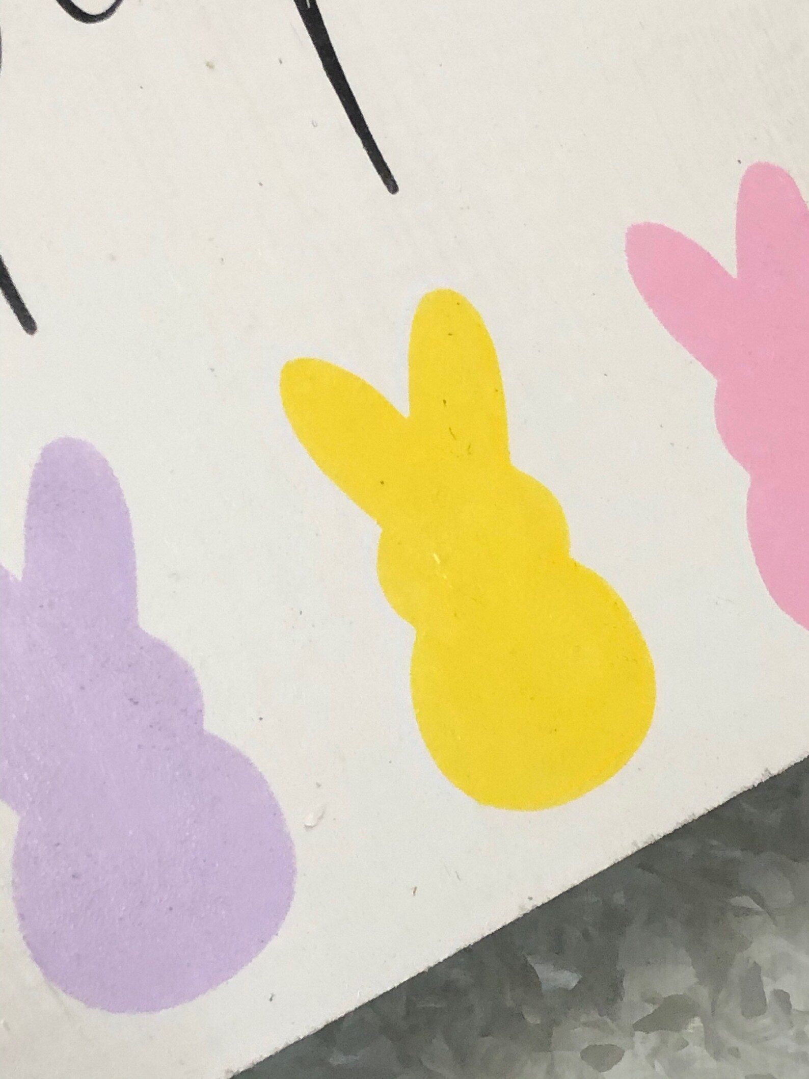 Hello Peeps Sign. Easter Decorations. Easter Decor Easter Signs. Easter ...