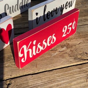 10" Rustic Valentines Day Signs Valentines Day Decorations Rustic ...