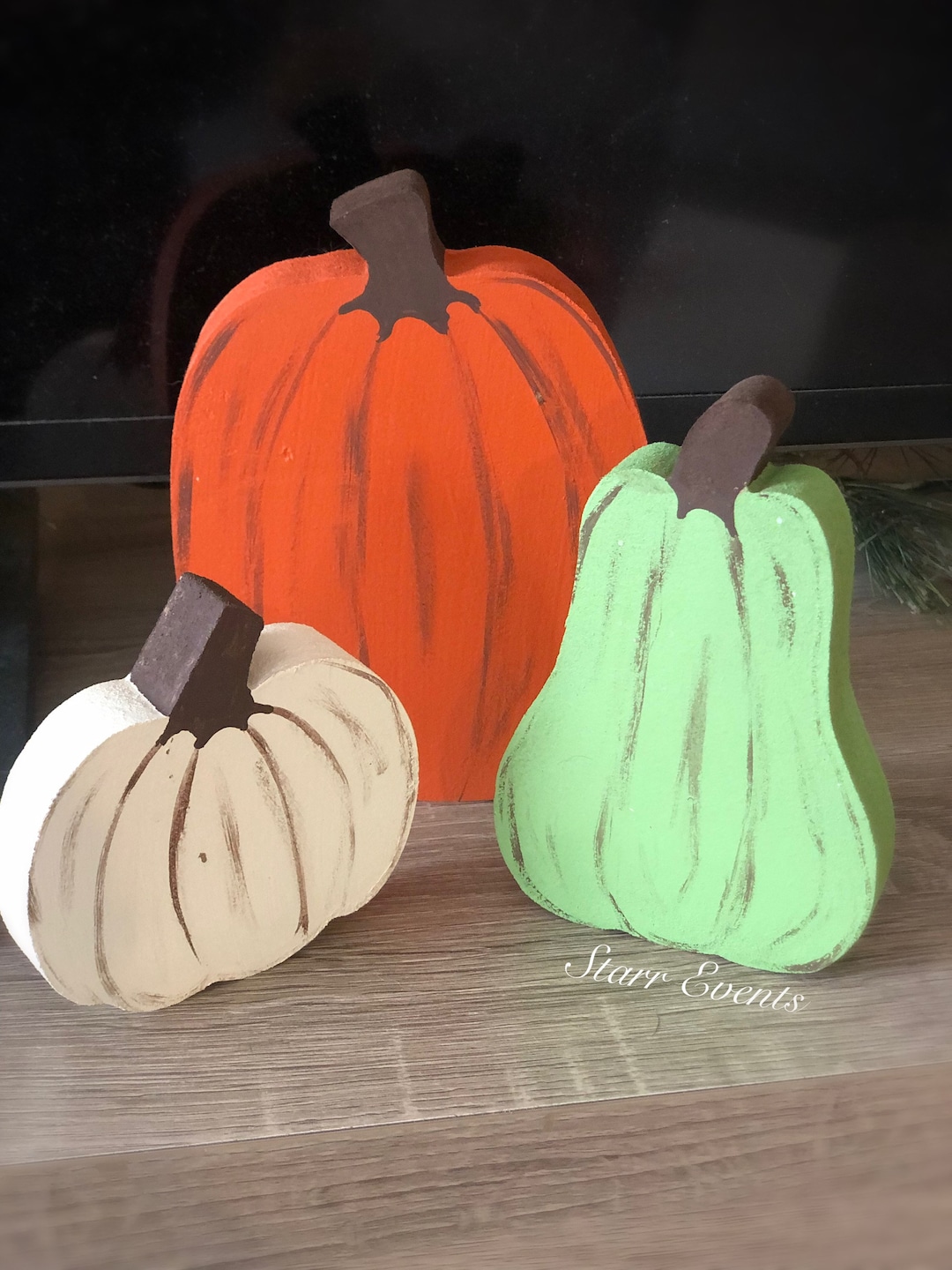 Set of 3 Pumpkin Cut Outs. Thanksgiving Table Decor. Fall Decor. Fall ...