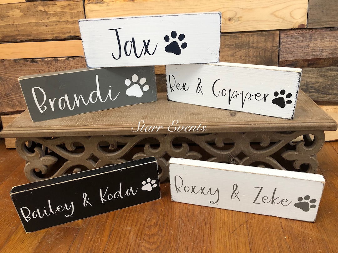 Pet Signs. 10" Personalized Pet Signs. Rustic Pet Signs Signs About ...