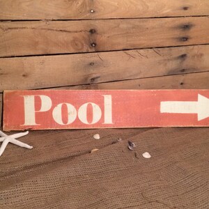 Pool Signs. Pool Decor. Swimming Pool Signs. Wooden Sign Great by the ...