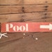 Pool Signs. Pool Decor. Swimming Pool Signs. Wooden Sign Great by the ...