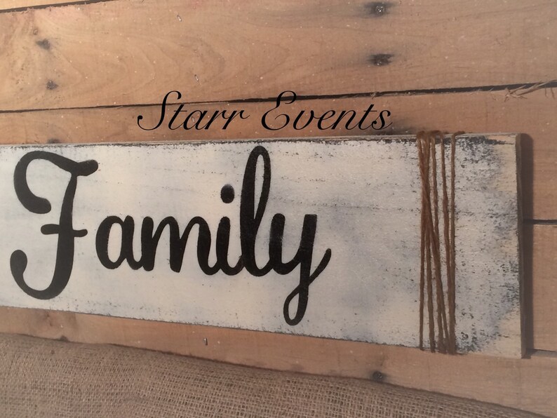 Rustic Family Signs. Farmhouse Decor Primitive Signs. Kitchen | Etsy