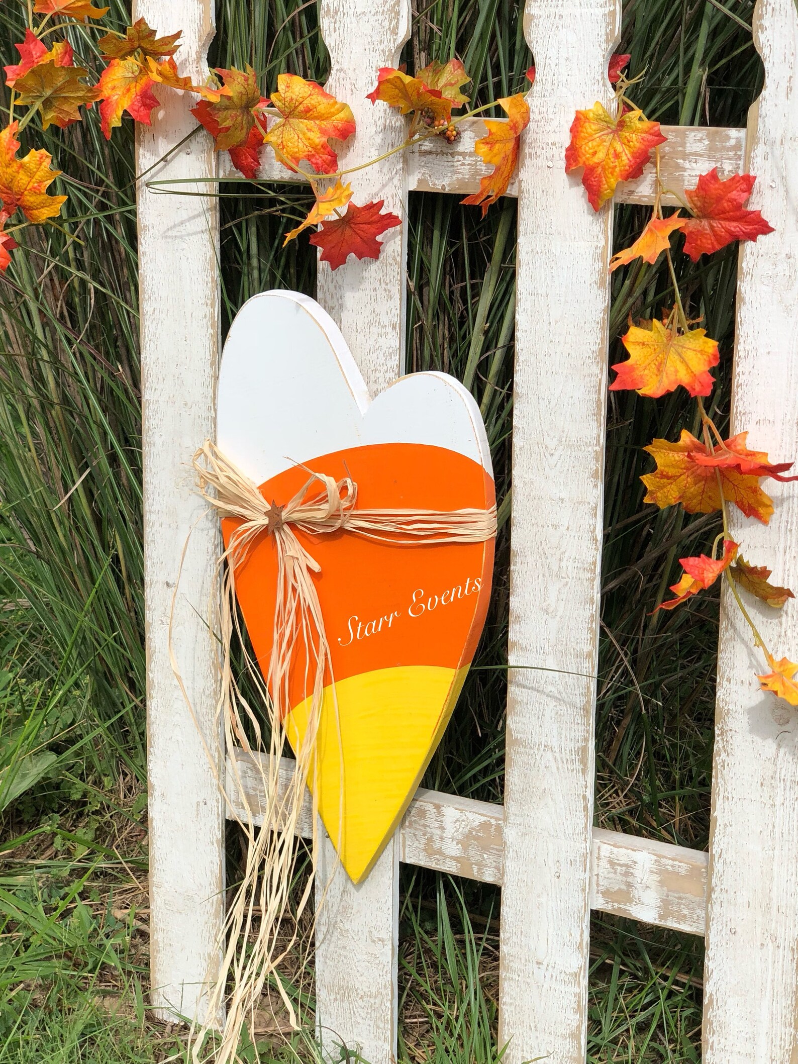 Candy Corn Fall Decor Fall Decorations Crooked Heart Candy Corn ...