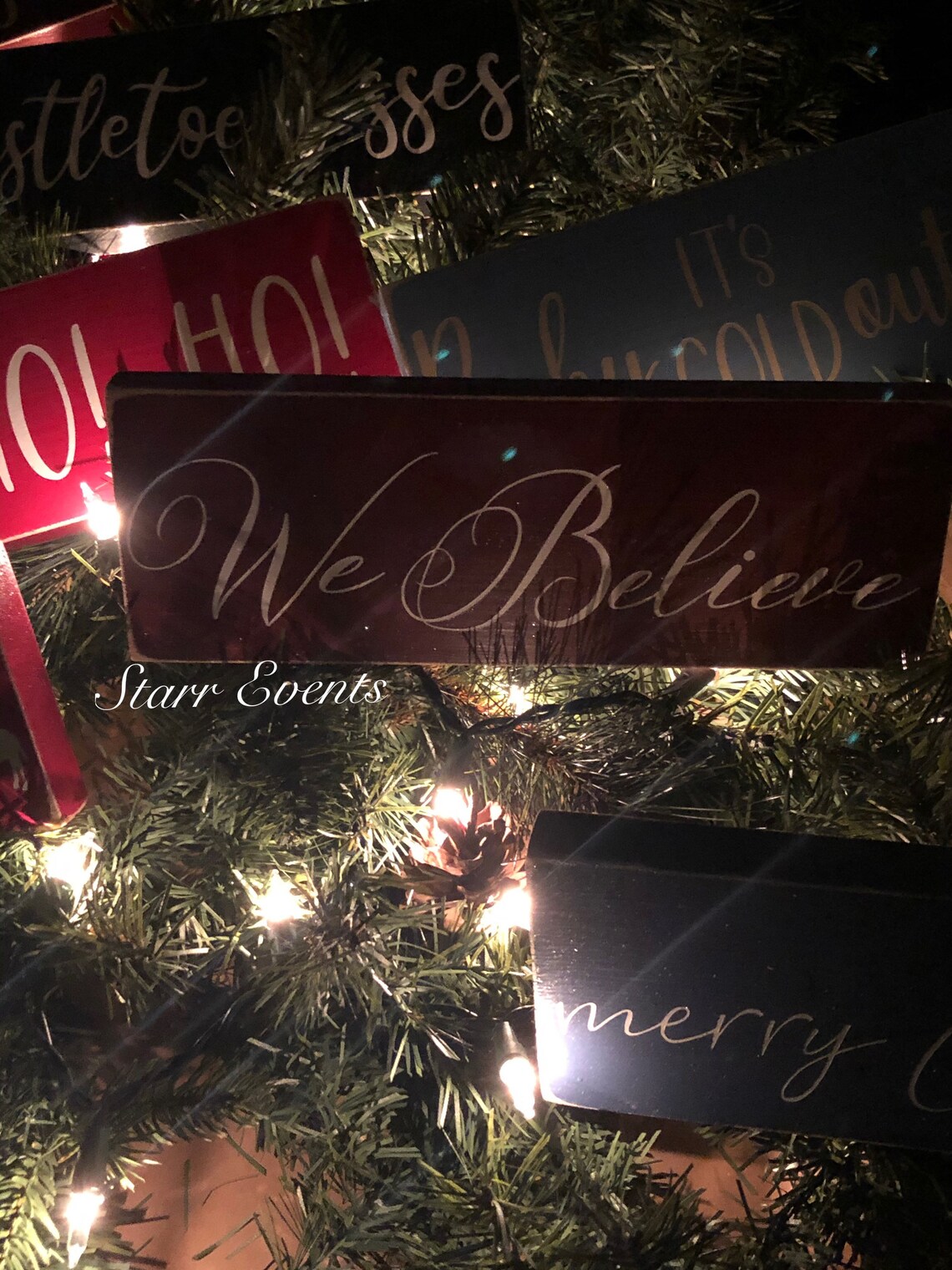 10" Rustic Christmas Signs Christmas Decorations Rustic Christmas Decor ...