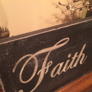Faith Family and Friends Sign. Rustic Signs. Farmhouse Decor. Wooden ...