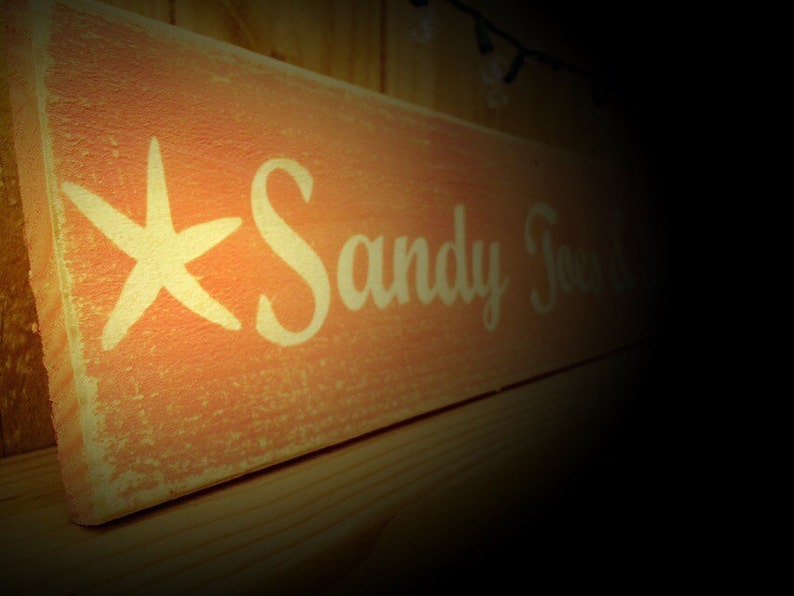 Sandy Toes and Salty Kisses Sign. Beach Signs. Nautical Signs. - Etsy