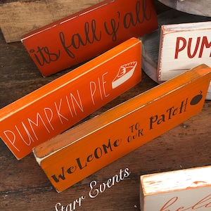 10" Rustic Fall Signs Rustic Fall Decorations Rustic Fall Decor Rustic ...