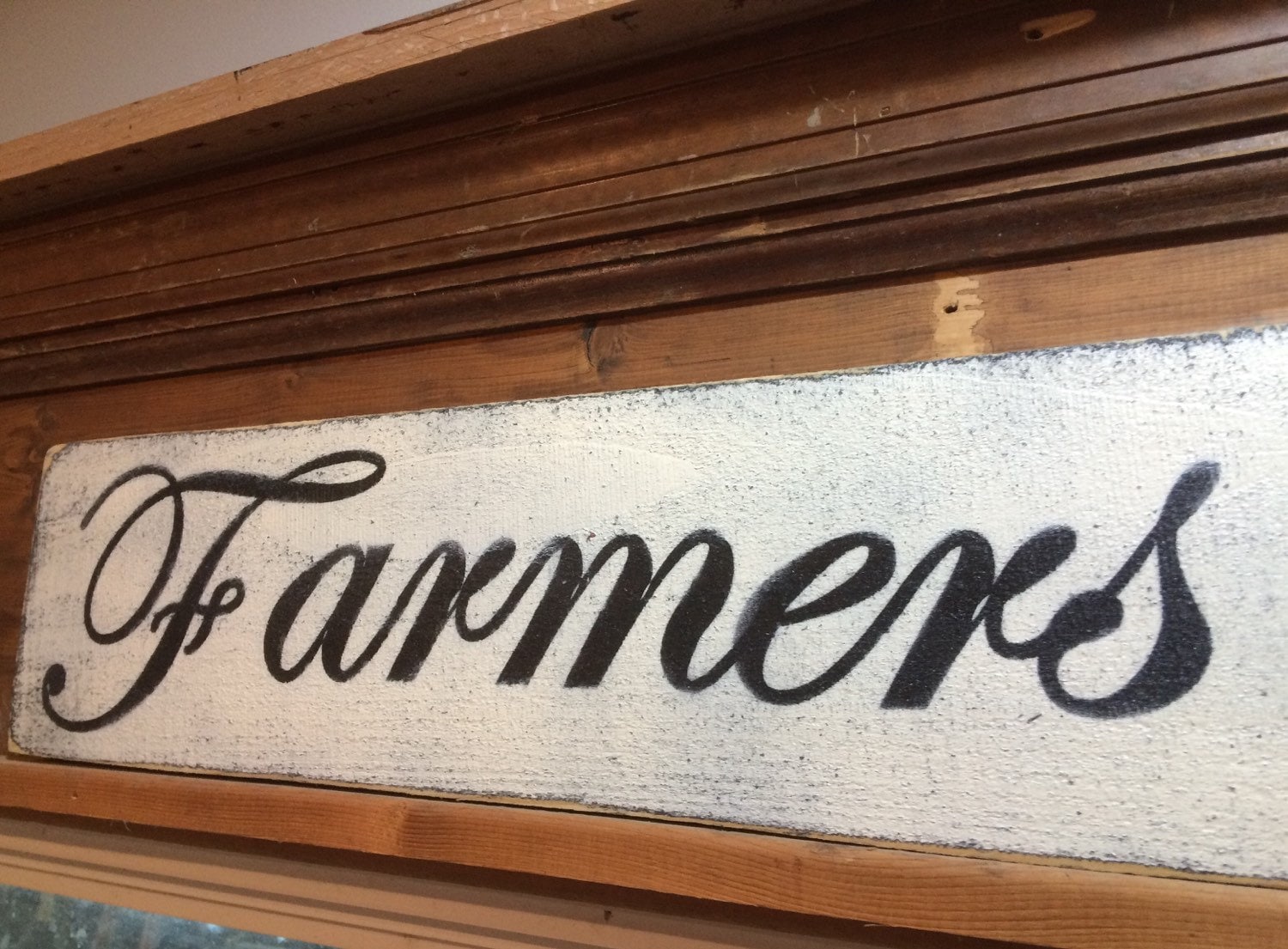 Farmers Market Sign. 4'. Primitive Sign Farmhouse Kitchen Decor Rustic ...