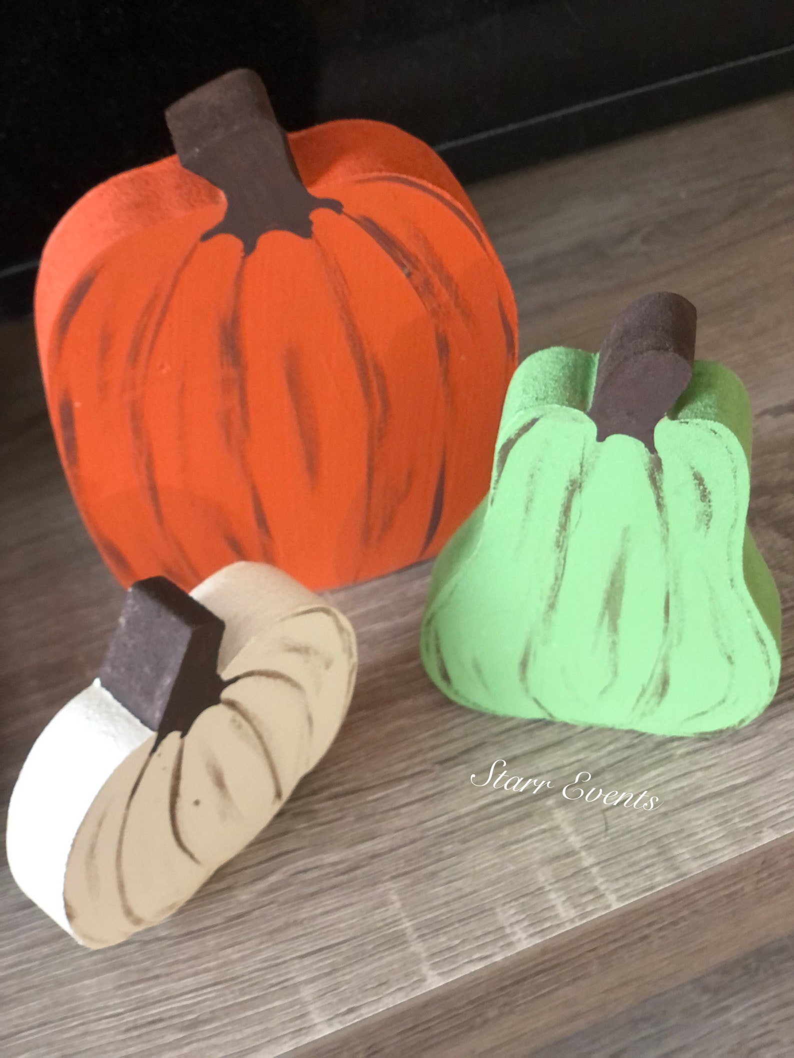 Set of 3 Pumpkin Cut Outs. Thanksgiving Table Decor. Fall - Etsy