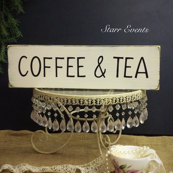 Coffee and Tea Sign - Etsy