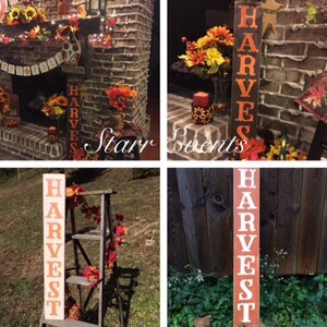 Harvest Sign. Fall Decor. Fall Decorations. 36" X 5.5 " Fall Signs ...