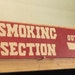 No Smoking Sign. Smoking Section Outside Rustic Smoking Sign. Man Cave ...