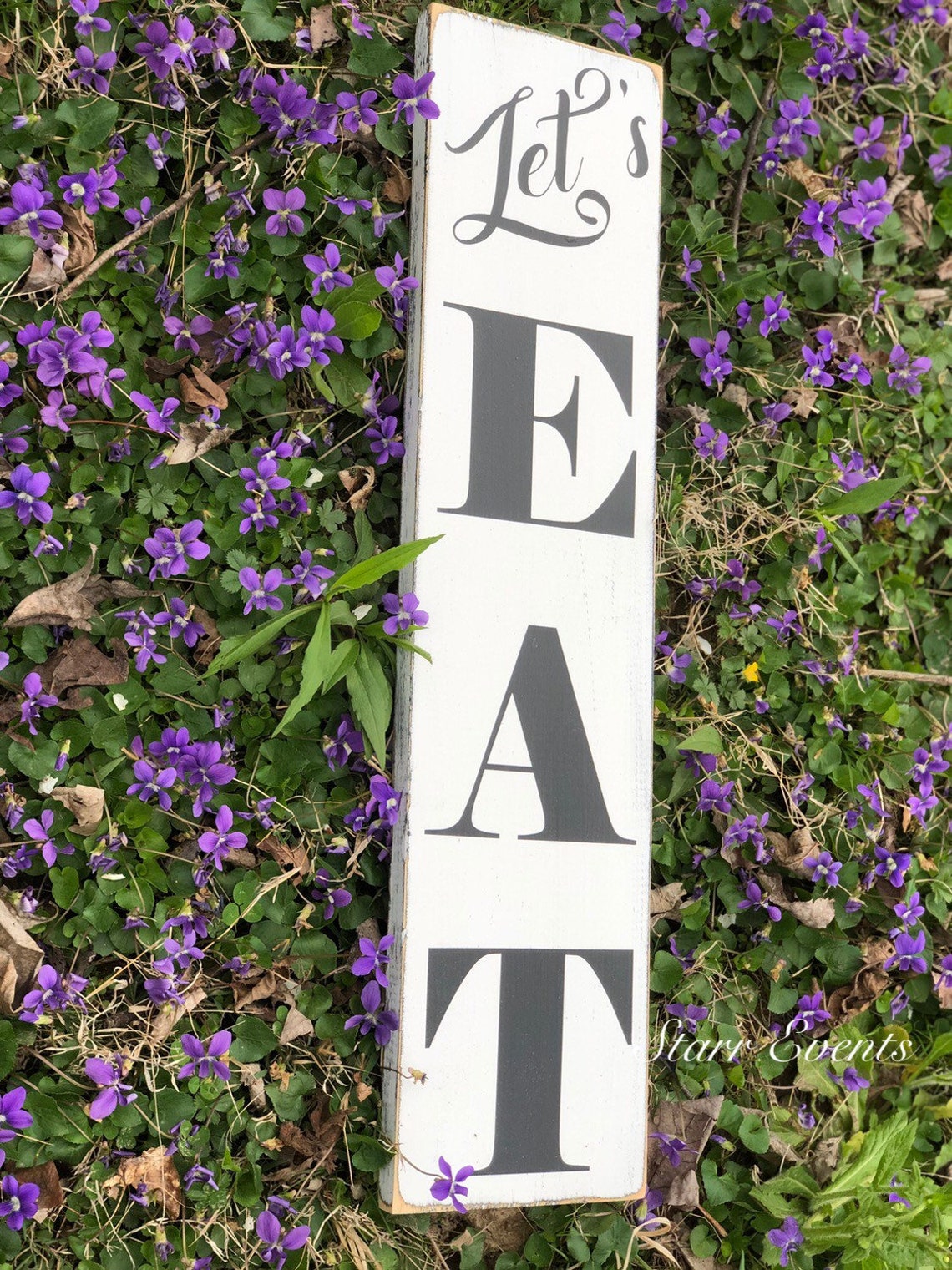 Lets Eat Sign. Farmhouse Kitchen Signs. Kitchen Decor. Rustic Farmhouse ...