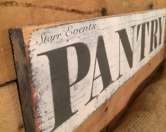 Rustic Pantry Signs Distressed Kitchen Signs Farmhouse Decor Kitchen ...