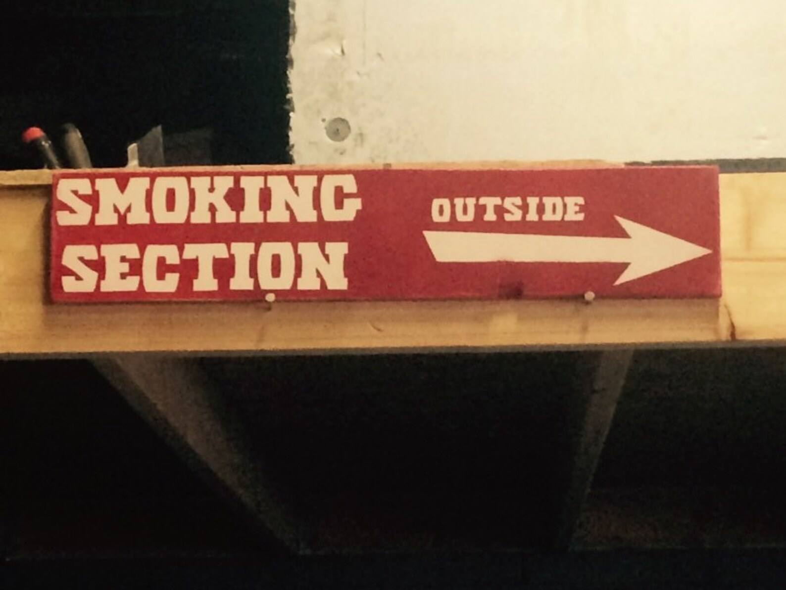 No Smoking Sign. Smoking Section Outside Rustic Smoking Sign. - Etsy