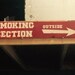 No Smoking Sign. Smoking Section Outside Rustic Smoking Sign. Man Cave ...