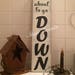 Funny Bathroom Signs. It's About to Go Down. Rustic - Etsy
