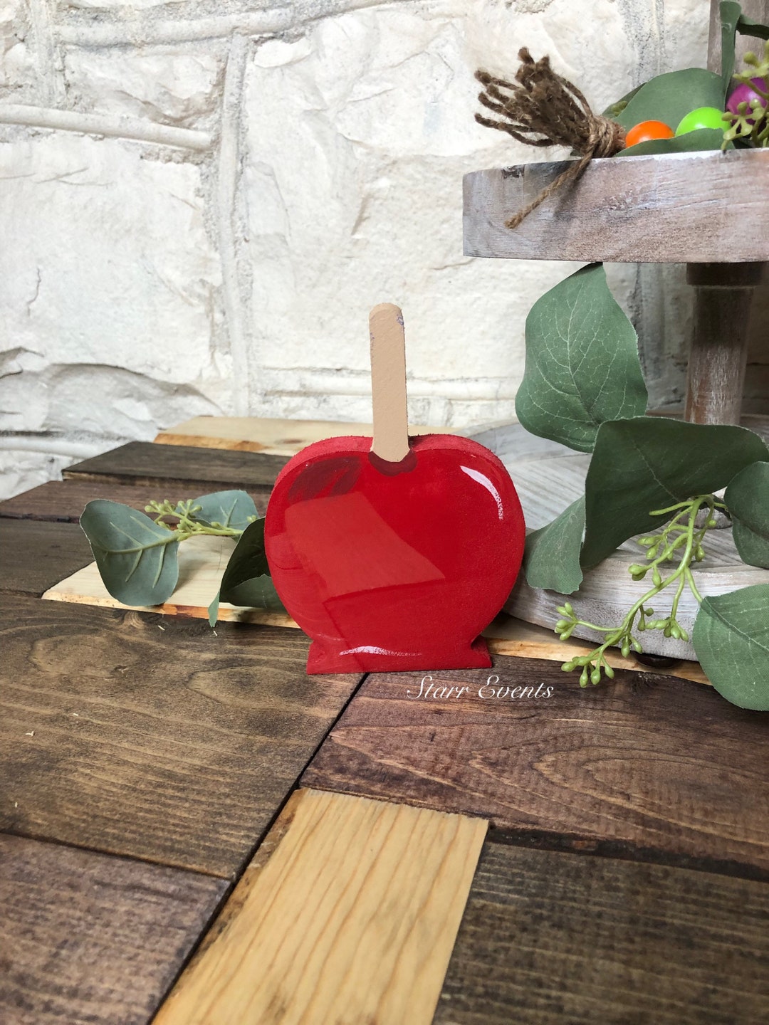 Candy Apple Tier Tray Decor. Fall Cutouts. Fall Decor. Fall Tier Tray ...