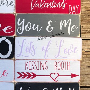10" Rustic Valentines Day Signs Valentines Day Decorations Rustic ...