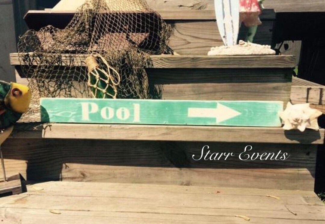 Pool Signs. Signs for the Pool. Distressed Wooden Signs for the Pool ...