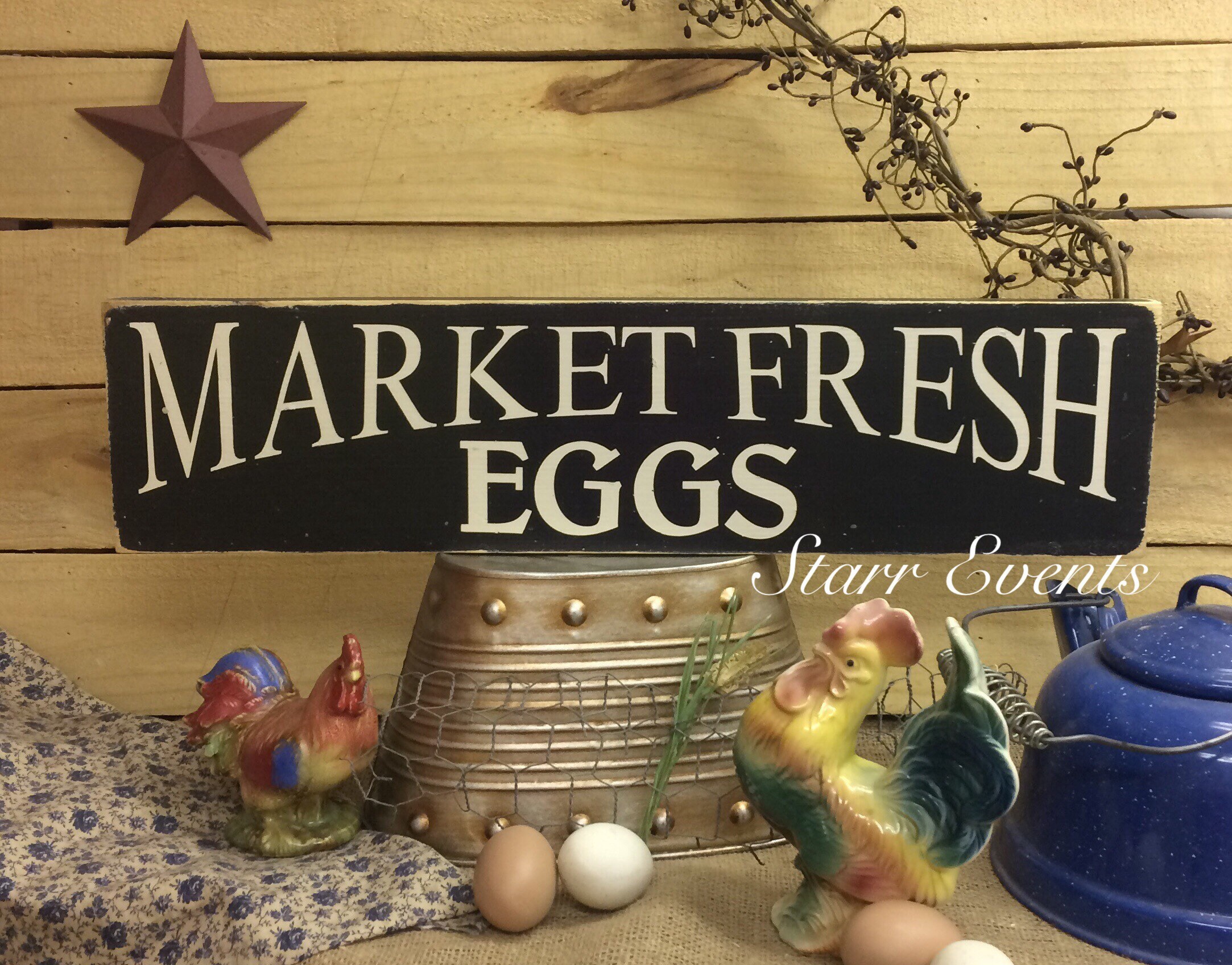Signs for the Kitchen. Market Fresh Eggs Sign. Kitchen Decor. Signs for ...