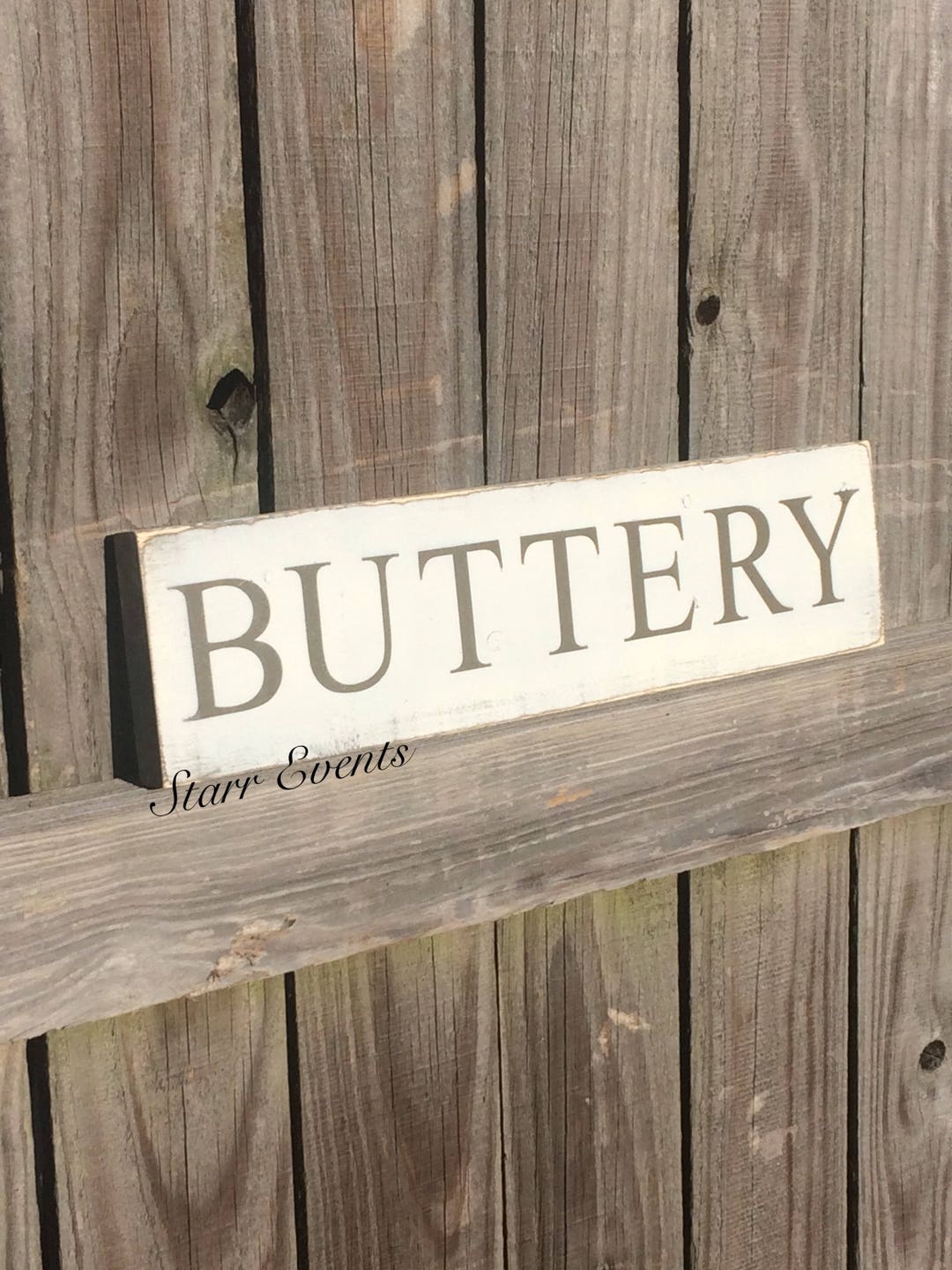 14"x4" Buttery Sign Rustic Kitchen Signs. Rustic Kitchen Decor ...
