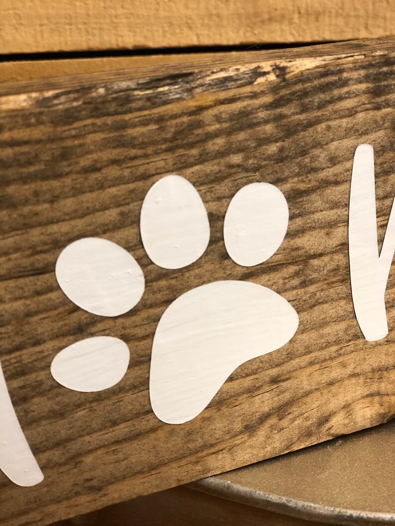 Pet signs. 14 Home pet signs. Rustic pet signs Signs | Etsy