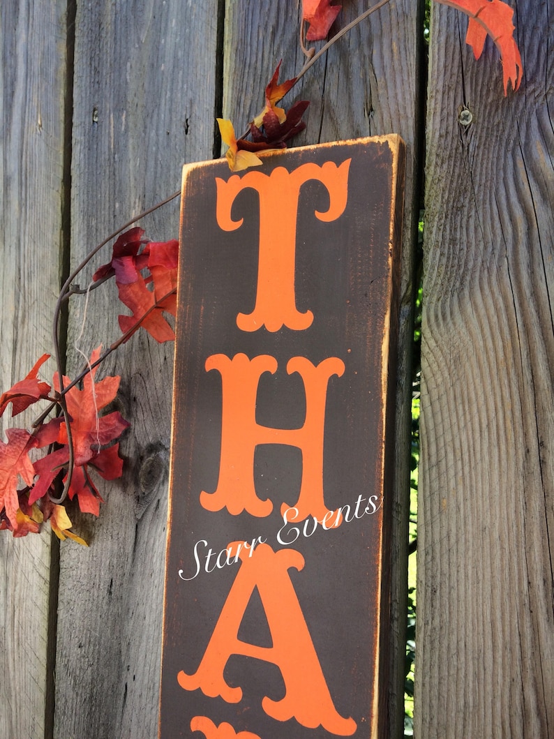Fall Decorations. Fall Signs. Thankful Sign. Great Fall Decor ...