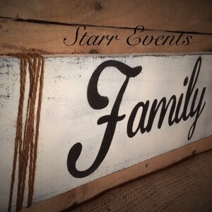Rustic Family Signs. Farmhouse Decor Primitive Signs. Kitchen Signs ...