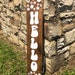 Retro Hello Sign. Hello Porch Signs Vertical Hello Sign. Front Porch ...