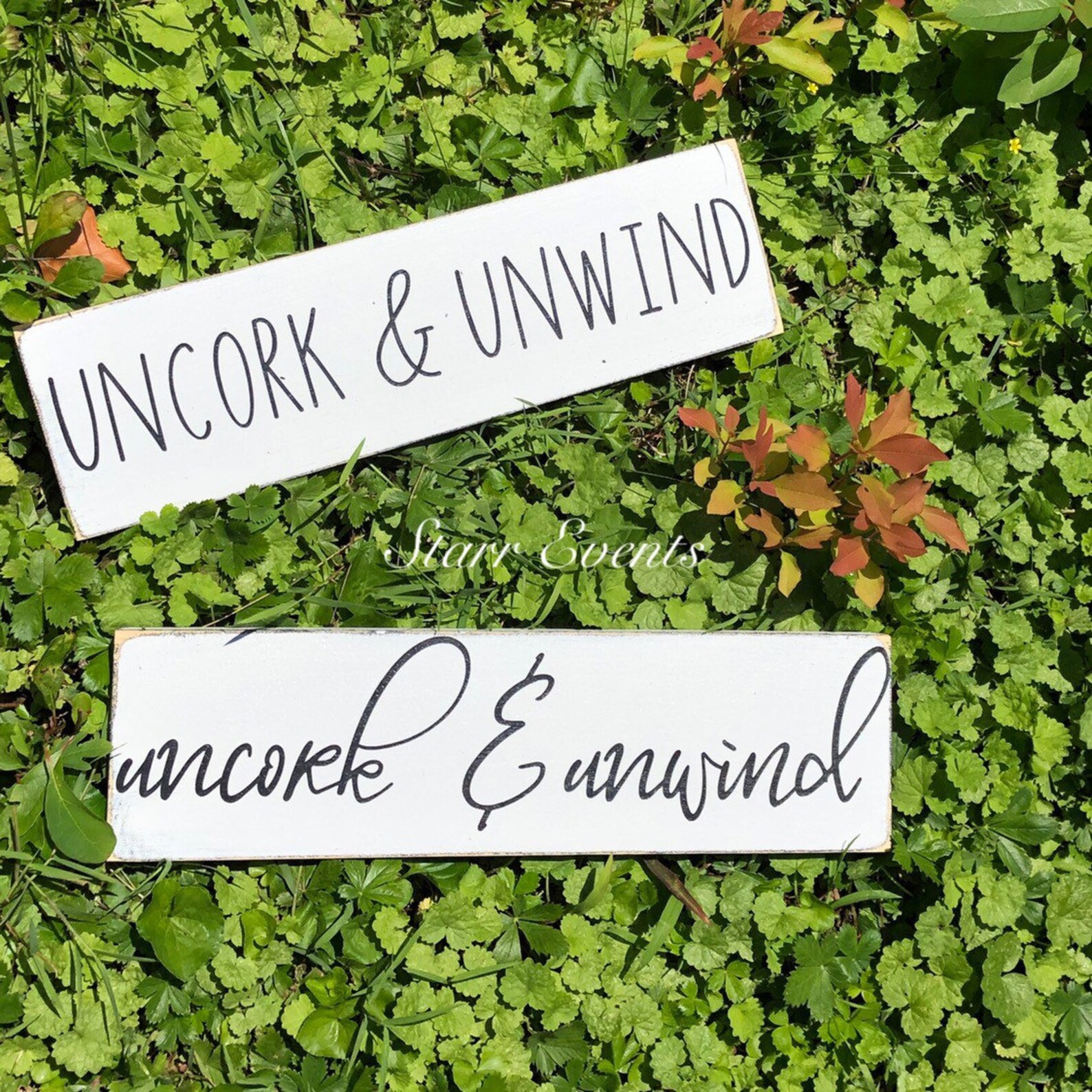 Uncork and Unwind Sign. Rustic Wine Signs. Farmhouse Wine Sign - Etsy