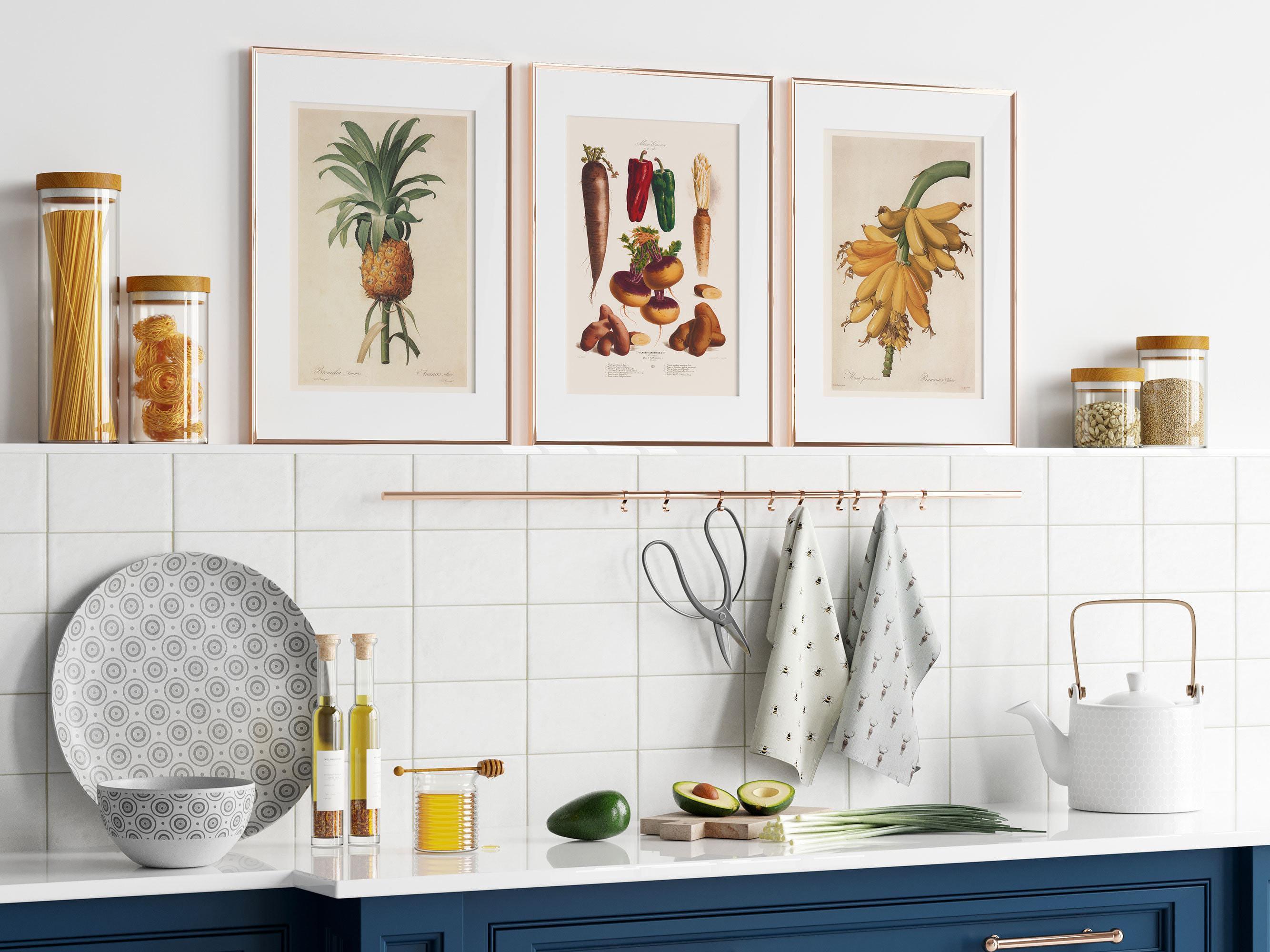 KITCHEN WALL ART, French Decor Print, Antique Kitchen Wall Art ...