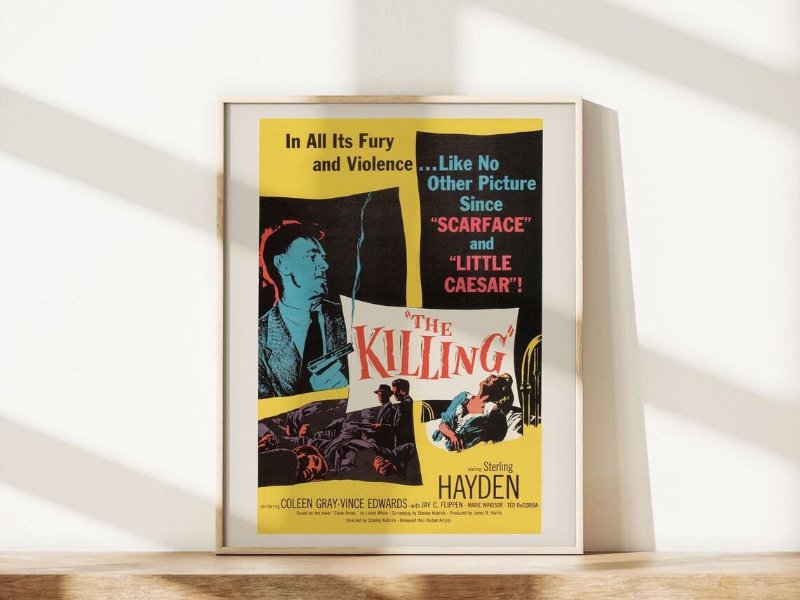 KUBRICK MOVIE POSTER the Killing Movie Poster Retro - Etsy