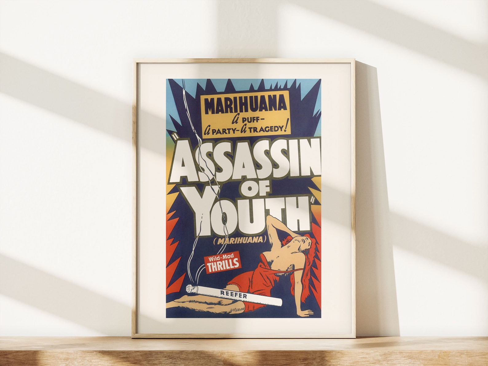 VINTAGE MARIJUANA POSTER Assassin of Youth Movie Poster - Etsy