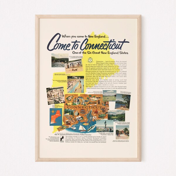 Vintage Travel Ad - Etsy