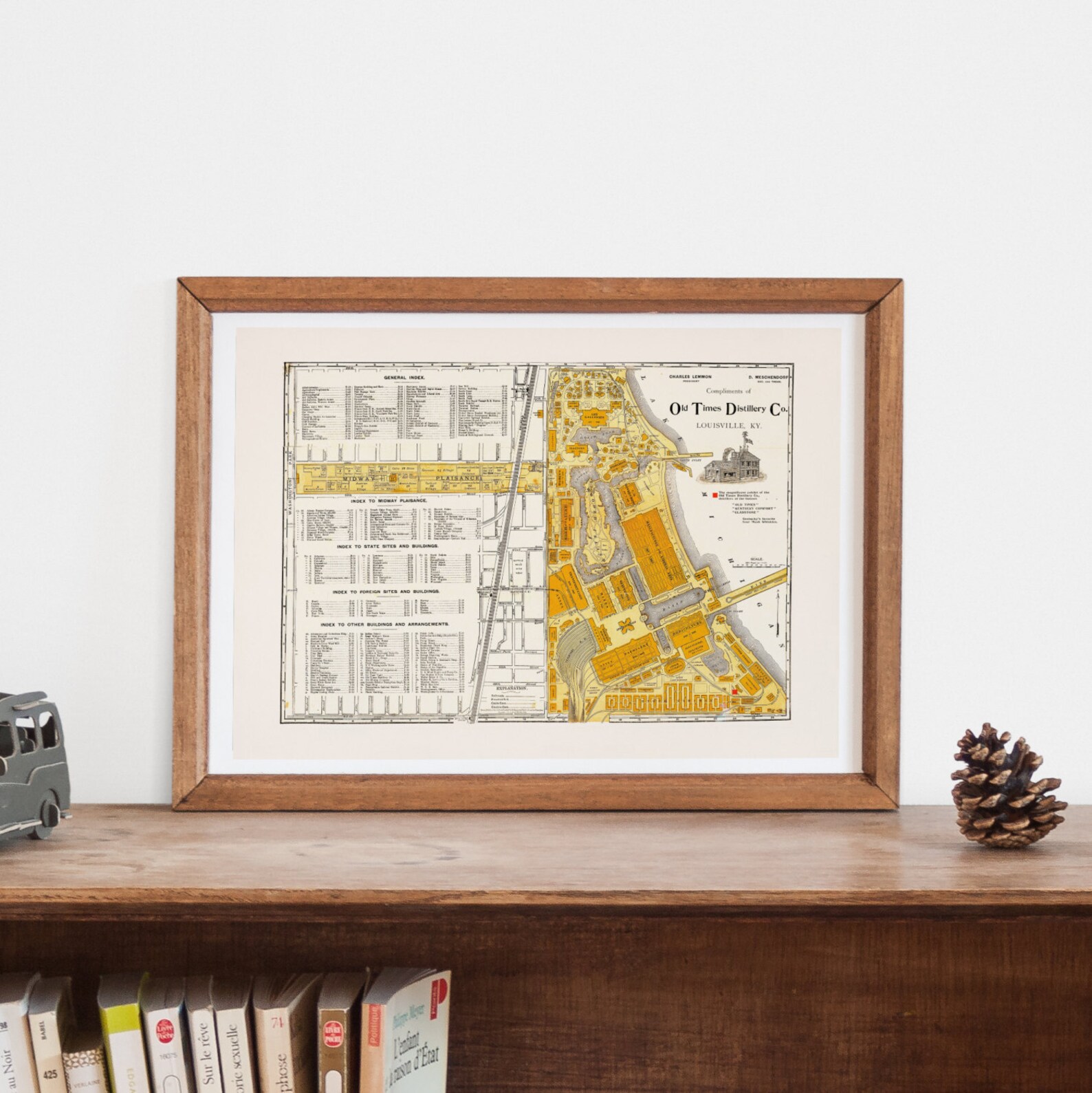 VINTAGE CHICAGO MAP 1893 World's Columbian Exposition | Etsy