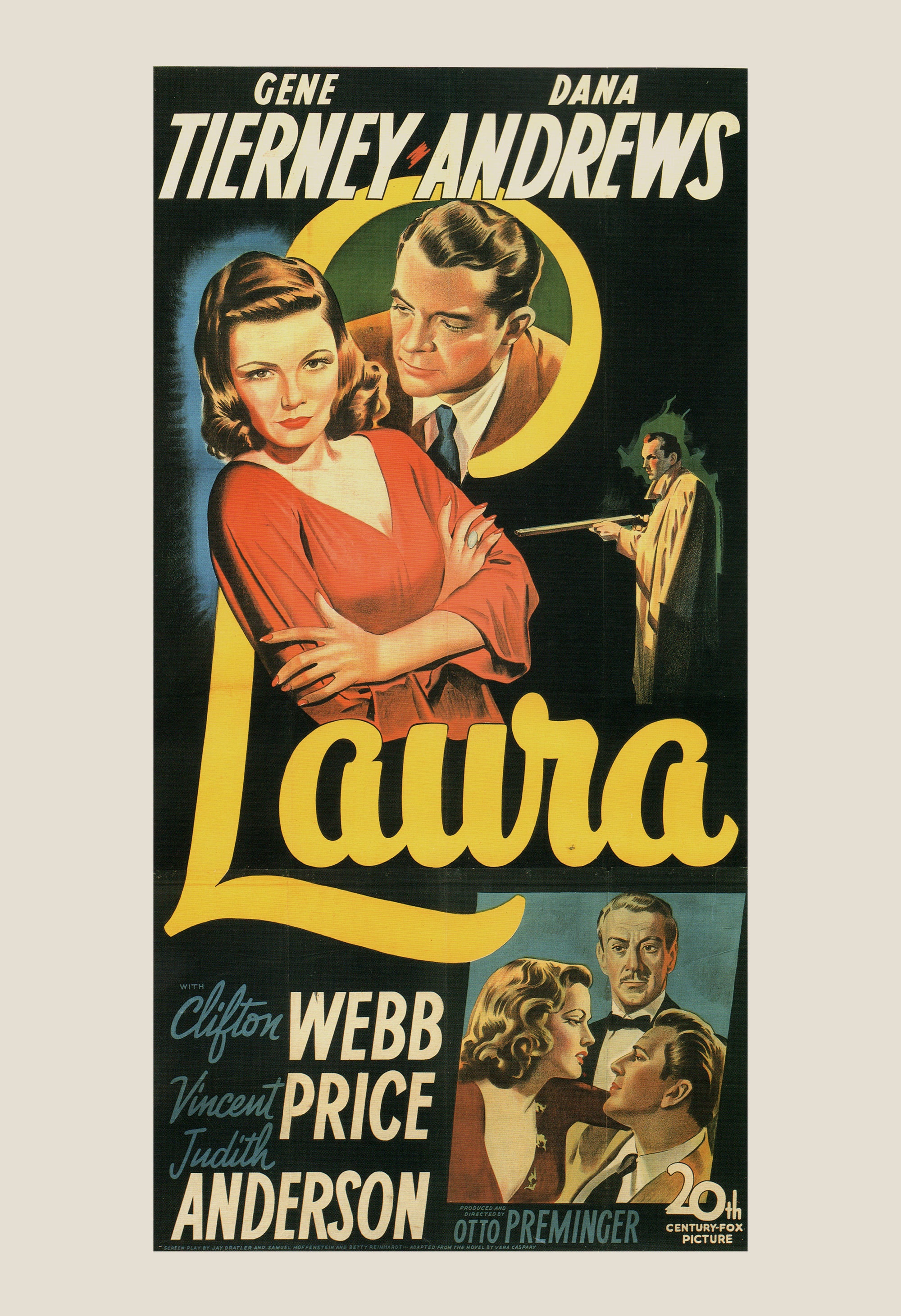 CLASSIC MOVIE POSTER Laura Movie Poster Otto Preminger - Etsy Canada