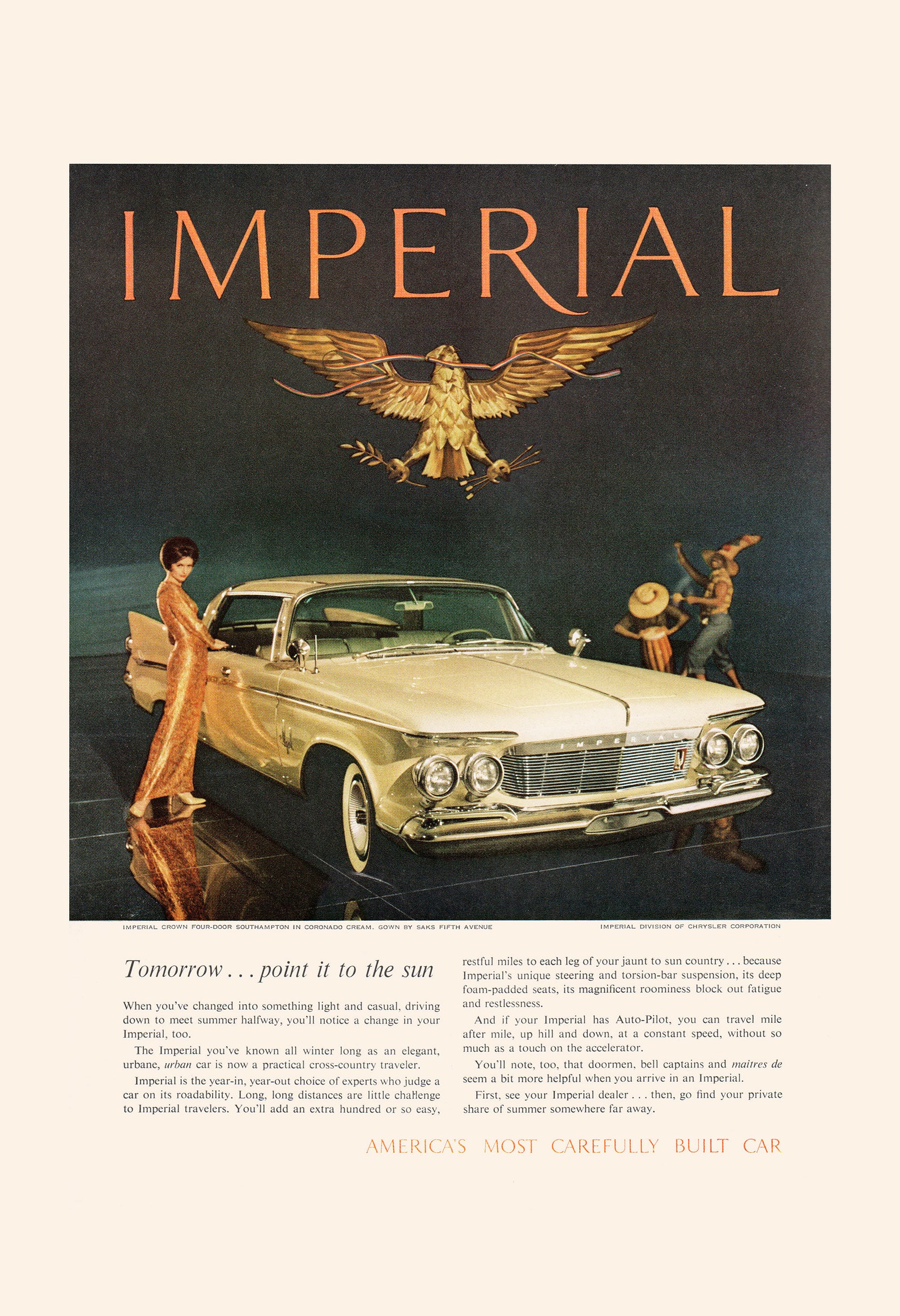 VINTAGE FANCY CAR Ad Retro Car Ad Luxury Car Poster - Etsy