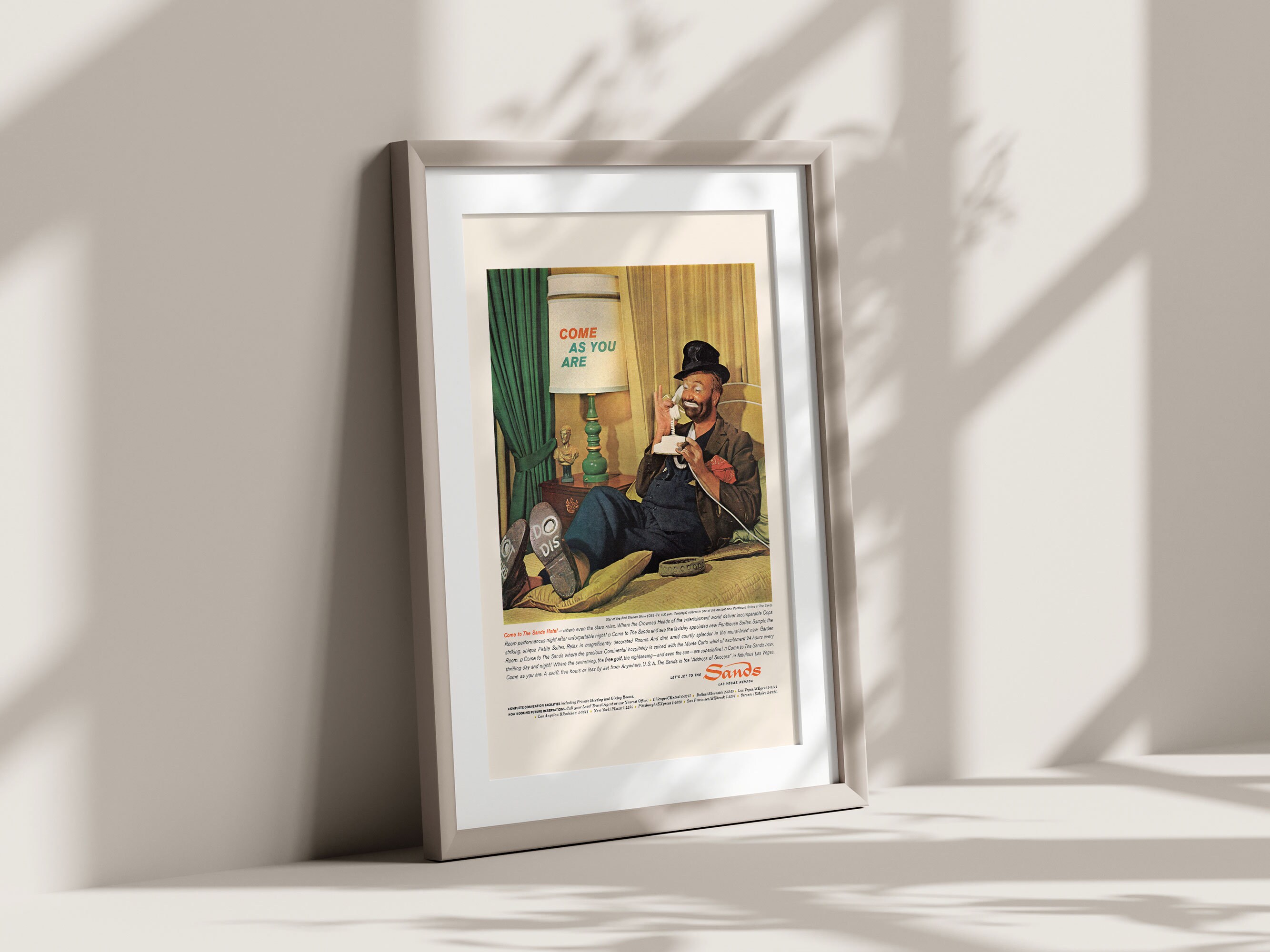 RETRO KITSCH AD Retro Mid-century Ad Red Skelton Poster - Etsy Canada
