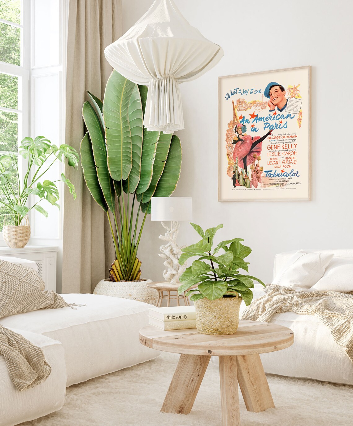 VINTAGE MOVIE POSTER an American in Paris Movie Ad 1950s - Etsy