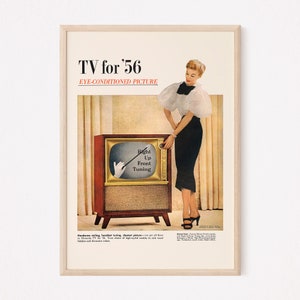 CLASSIC KITSCH TV Advertisement, Retro Television Ad, Mid-century ...