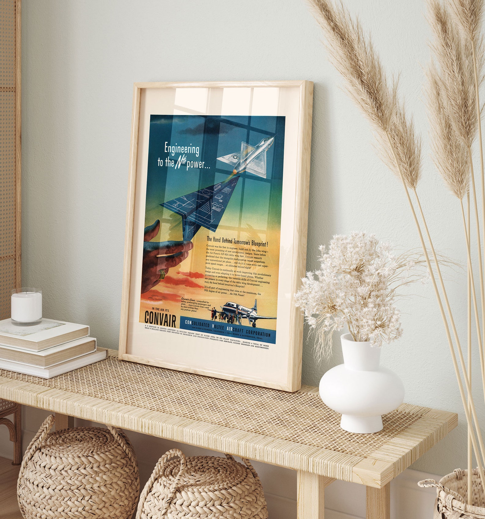 RETRO AIRPLANE POSTER Vintage Jet Airliner Poster - Etsy