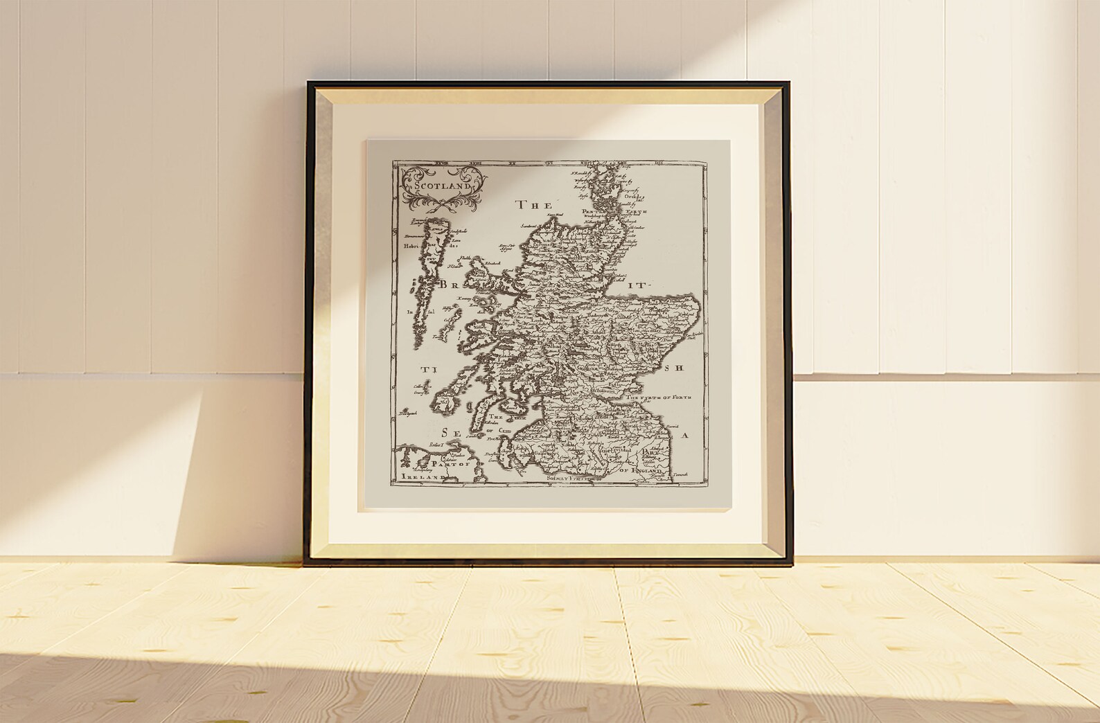 VINTAGE SCOTLAND MAP Antique Scotland Map Professional - Etsy Canada