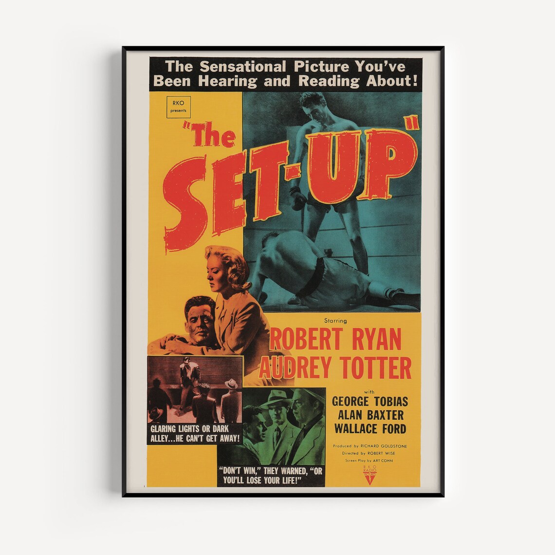 CLASSIC MOVIE POSTER the Set-up Movie Poster High Quality - Etsy