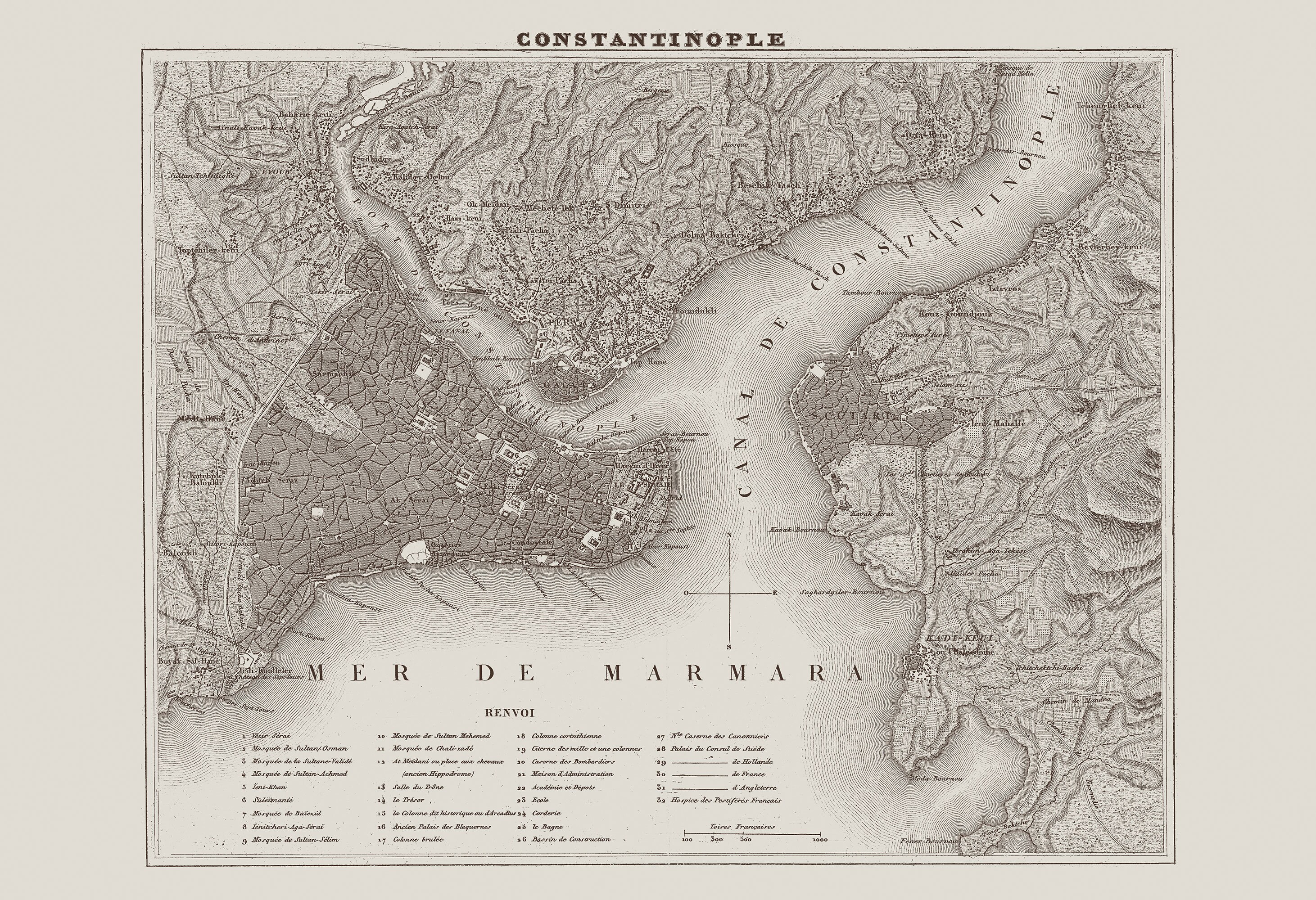 Constantinople Today Map