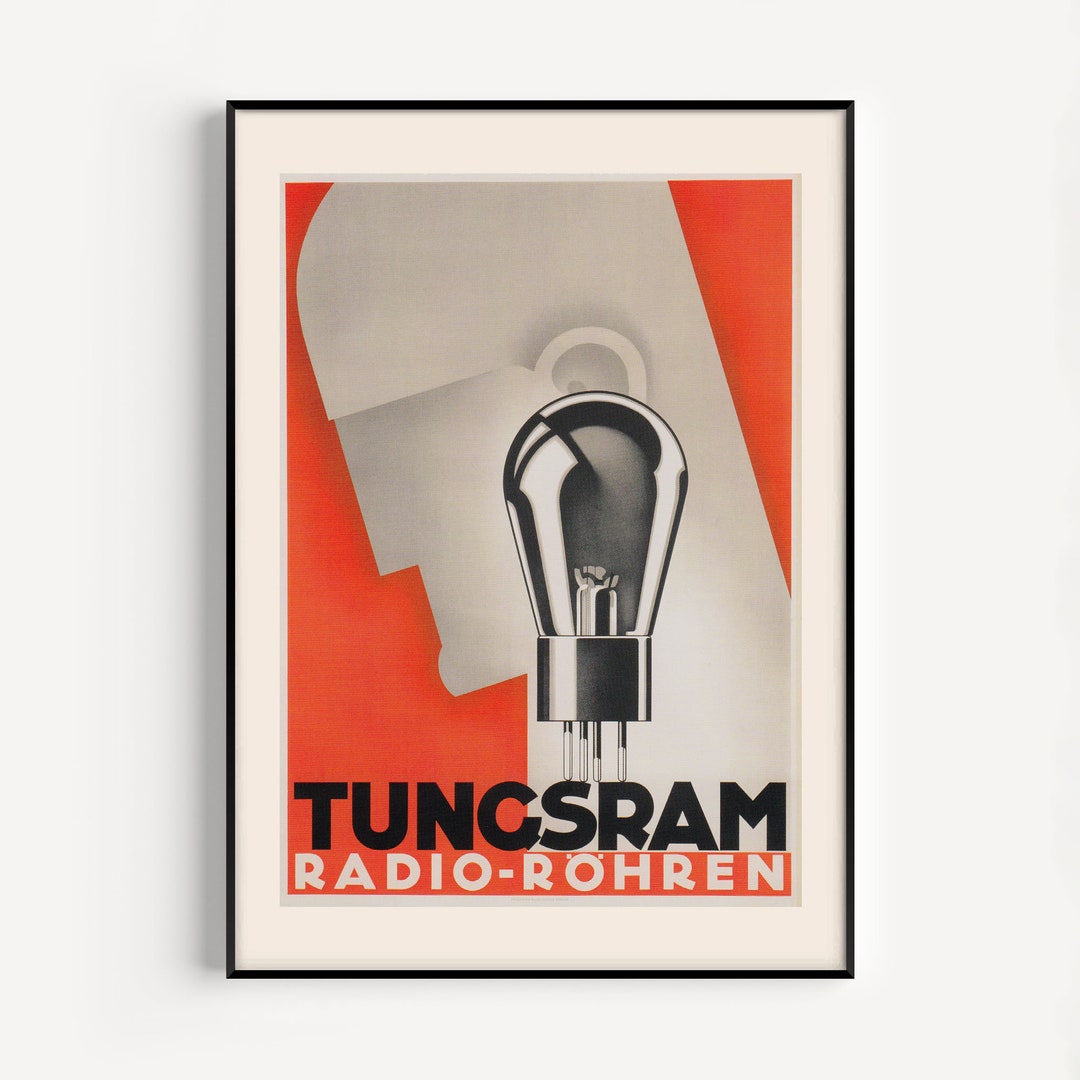 MACHINE AGE Poster, Tungsram Radio, Vintage Tube Amp Poster, Audiophile ...
