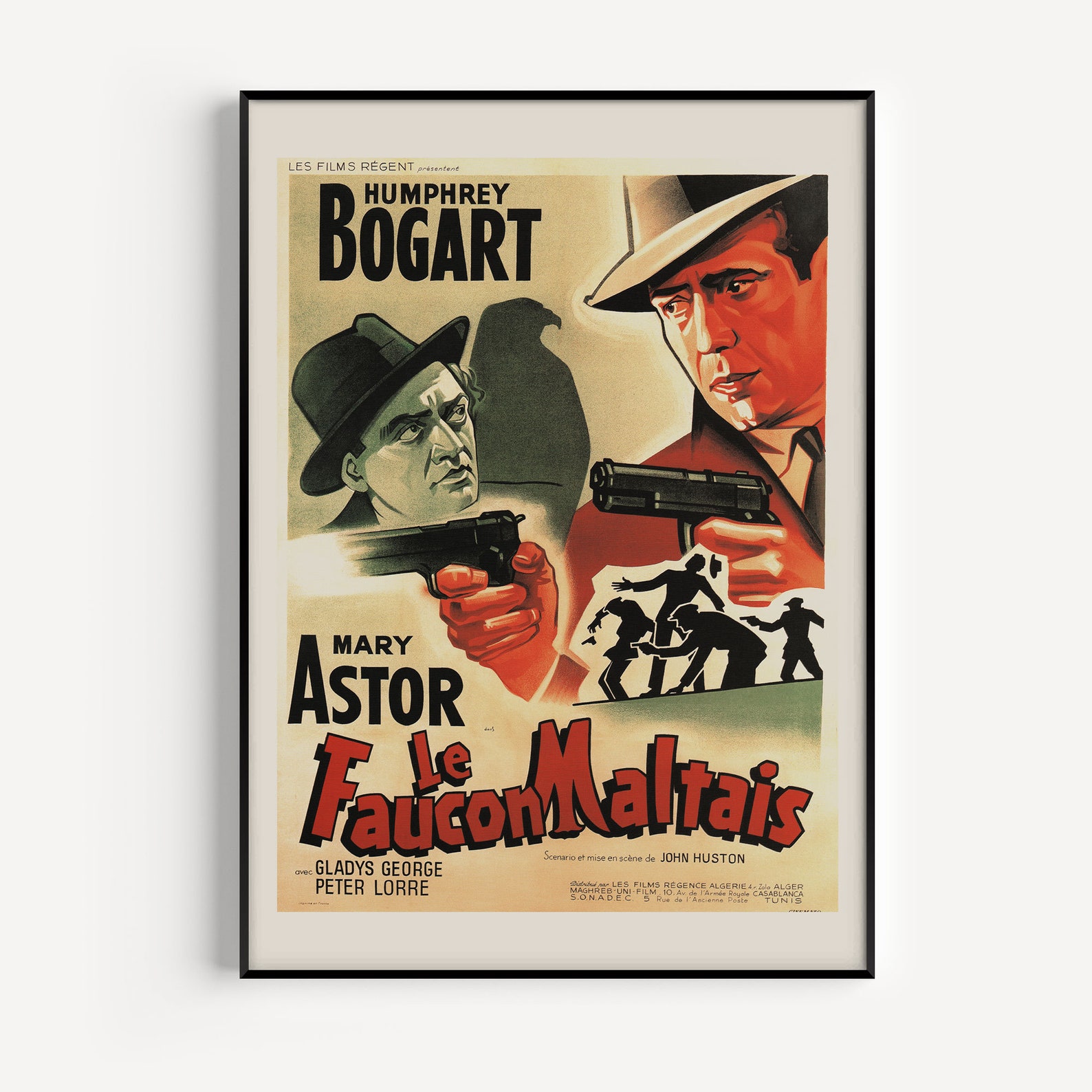 CLASSIC MOVIE POSTER the Maltese Falcon Film Poster - Etsy Canada